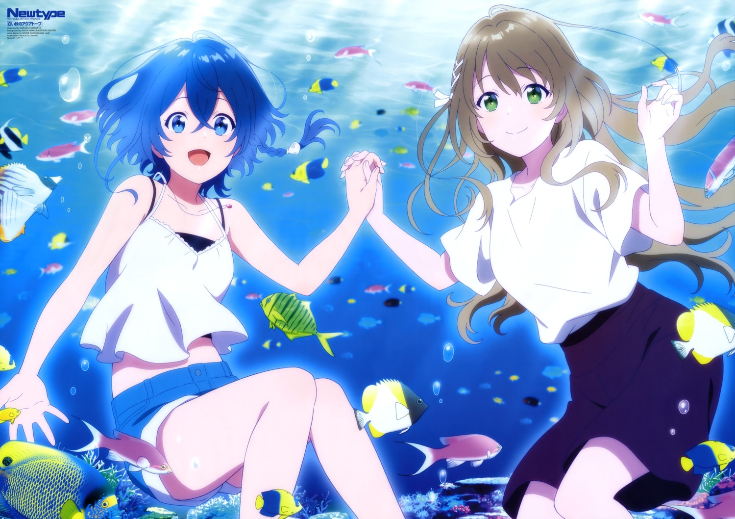 yamagata haruka shiroi suna no aquatope misakino kukuru miyazawa fuuka | #850426 | yande.re